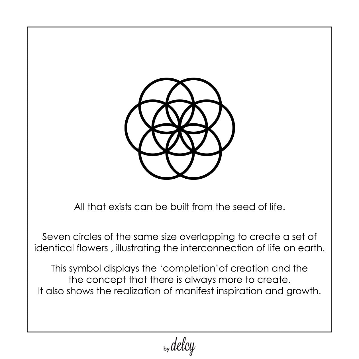 Reversible Seed of Life Enamel Gold Ring – Delcy